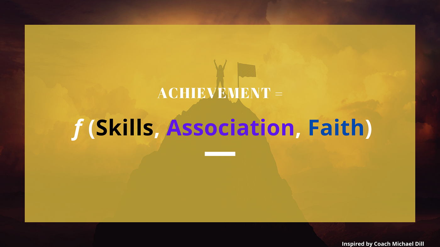 The Achievement Equation. First Principles for those aspiring to… | by ...