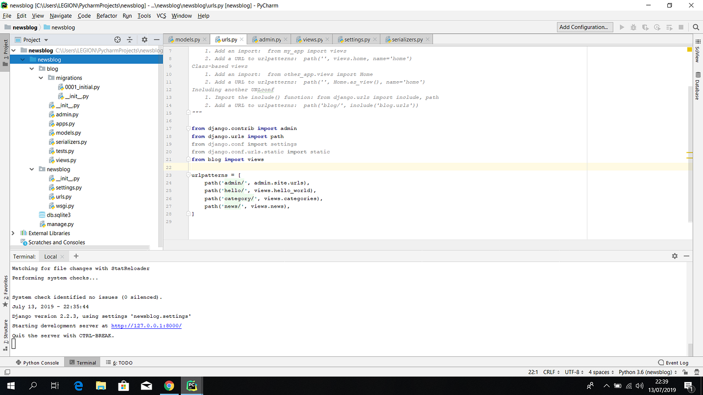 Make an Example News Blog Using Django | by Verdy Evantyo | Medium