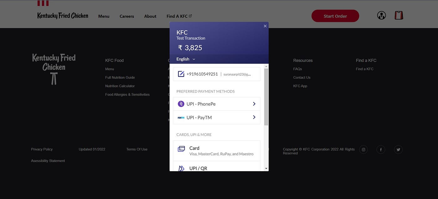 Github Nameh Dhimankfc Clone Kfc Clone Using Html Css Js React Js Redux Js Node Js 3397