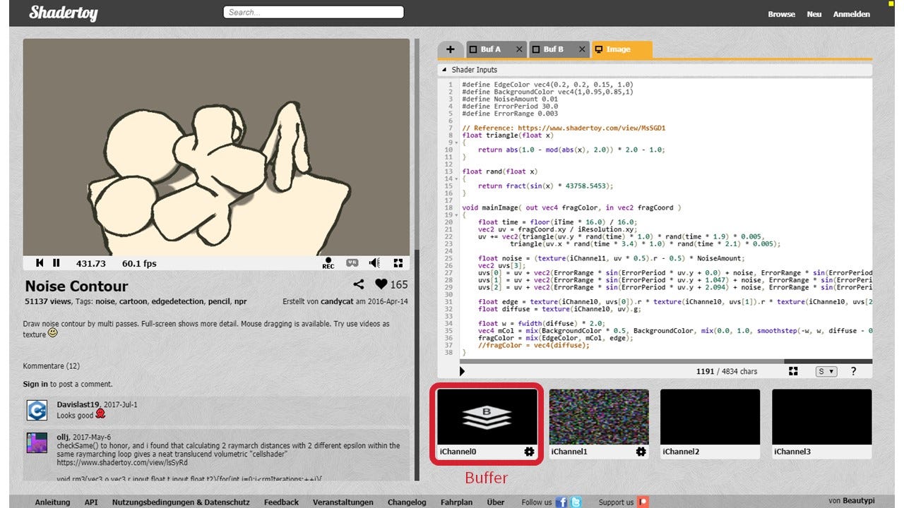 Postprocessing Shader mit Shadertoy und ThreeJS | by Markus Neuy | Medium