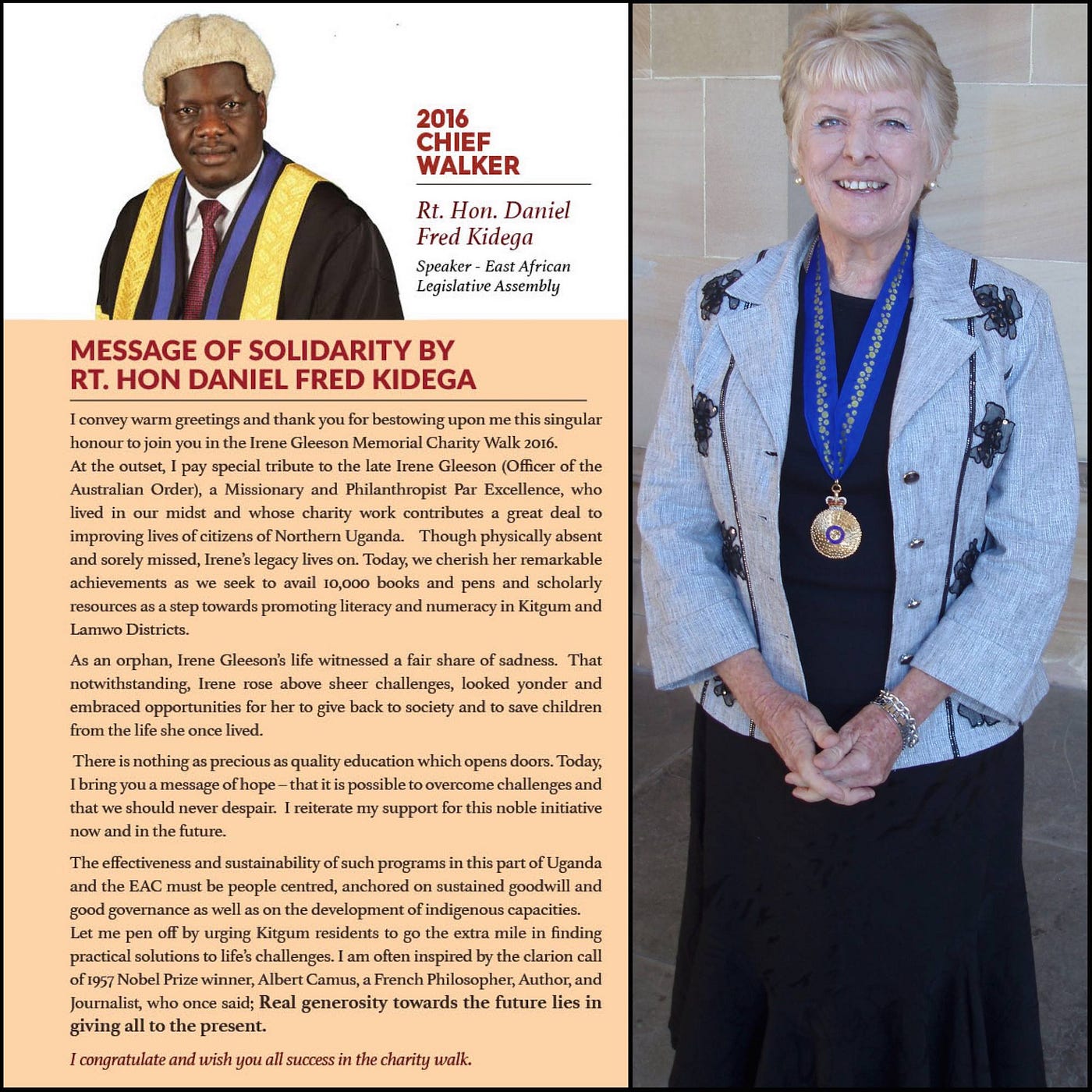 In the Footsteps of Mama Irene Gleeson : In her memory and honour: The ...