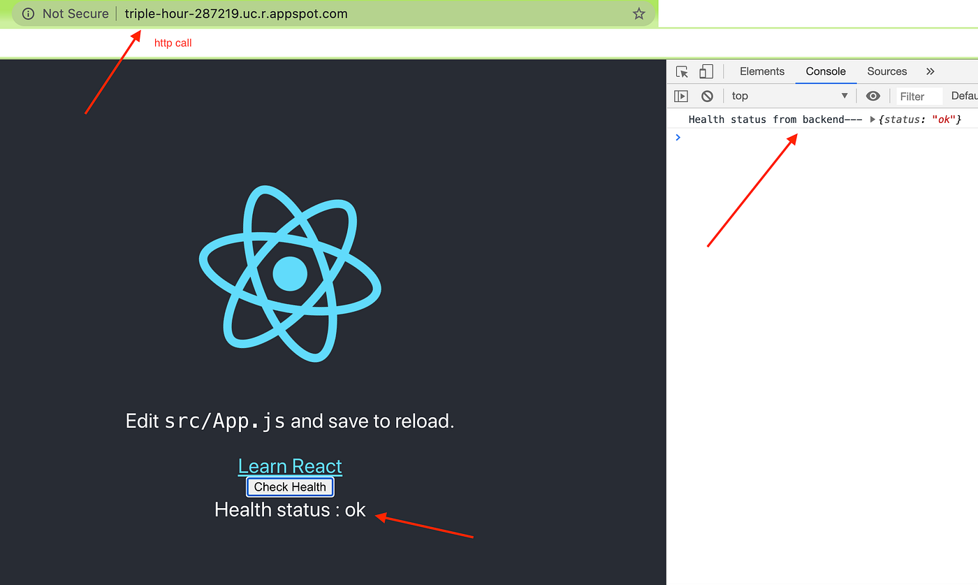 Deploy Reactjs app with Nodejs server on Google App Engine | by Ajay kumar | Medium
