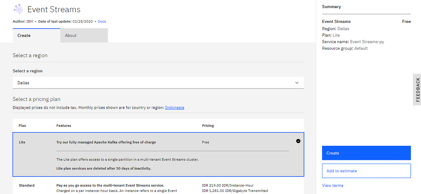 Getting Started with Kafka using IBM Event Streams | by Winton Huang | Medium