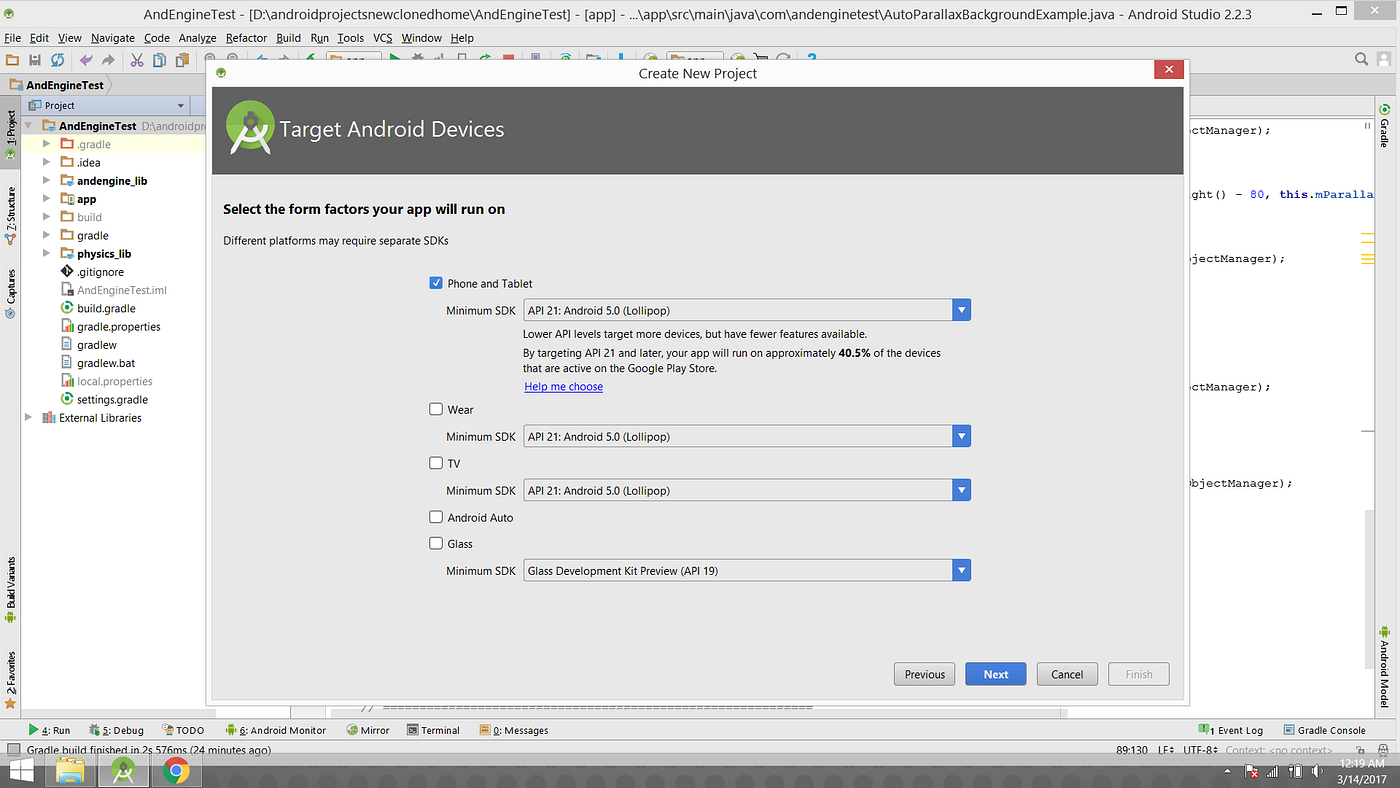 SetUp AndEngine with Android Studio (2017/18) with ScreenShots | by Bipin Ale | Medium