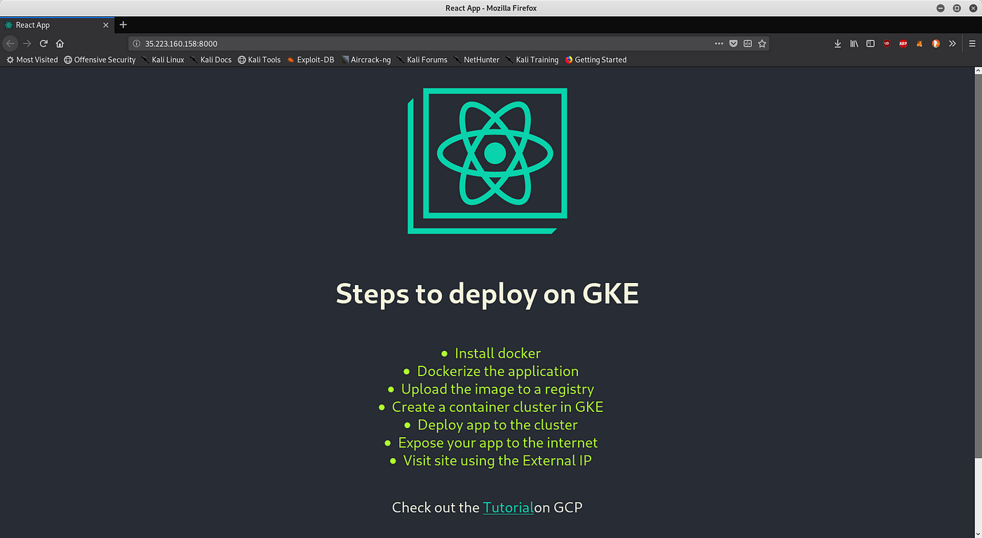Dockerizing And Deploying A React Application With Kubernetes On Gcp By Max Mugendi Medium 4940