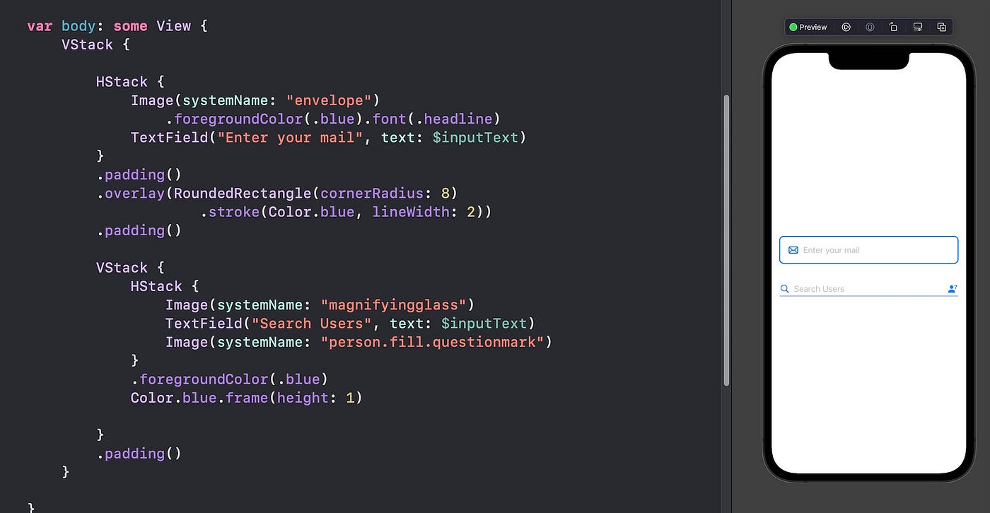 TextField In SwiftUI: A Deep Dive — Part 1 | by Alessandro Manilii | Mar, 2022 | Medium