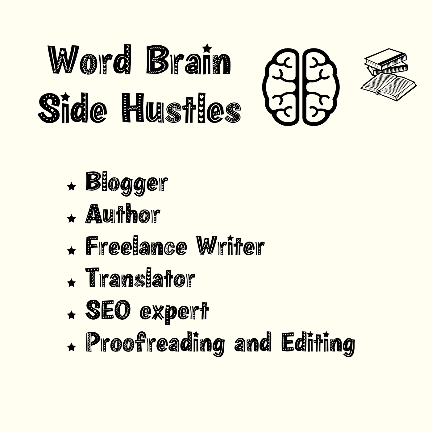 The 2 Brains Of Side Hustlers. Are you Design Brain or Word Brain? | by ...