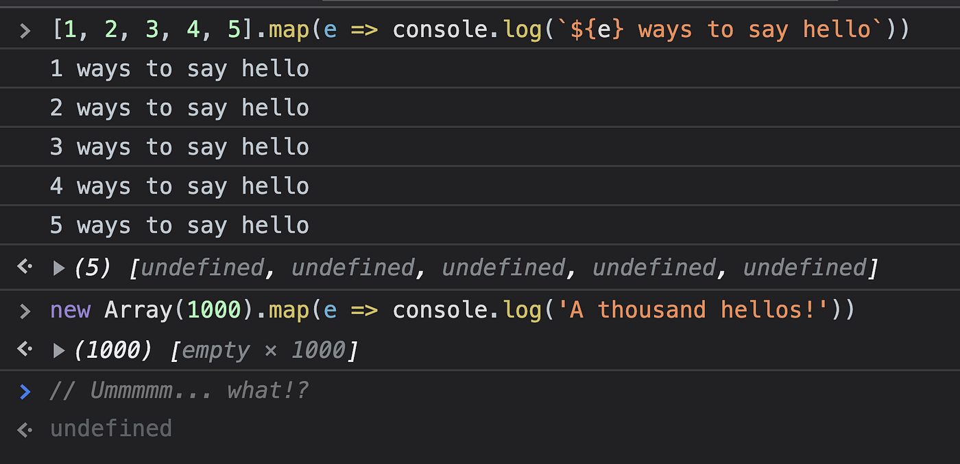 What The Hell Is A Sparse Array In Javascript And Why Might It Matter By Jeremiah Shore