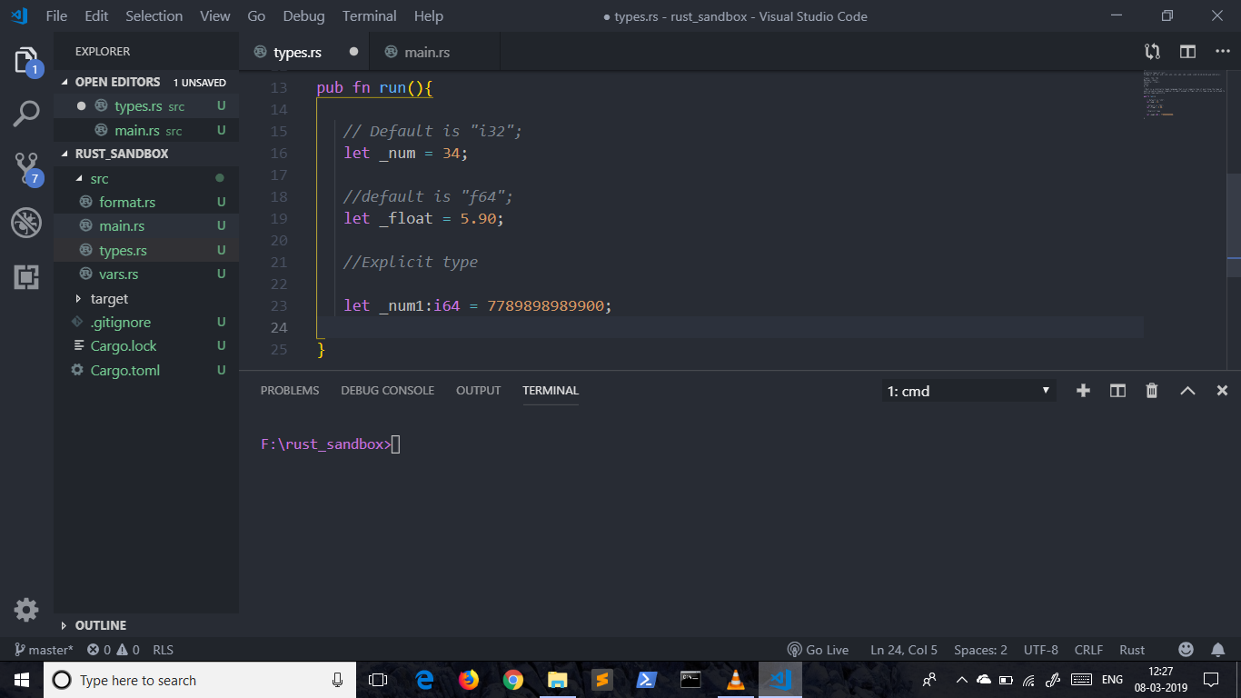 Variables and Types in Rust. This is the fourth part of my “rust”… | by ...
