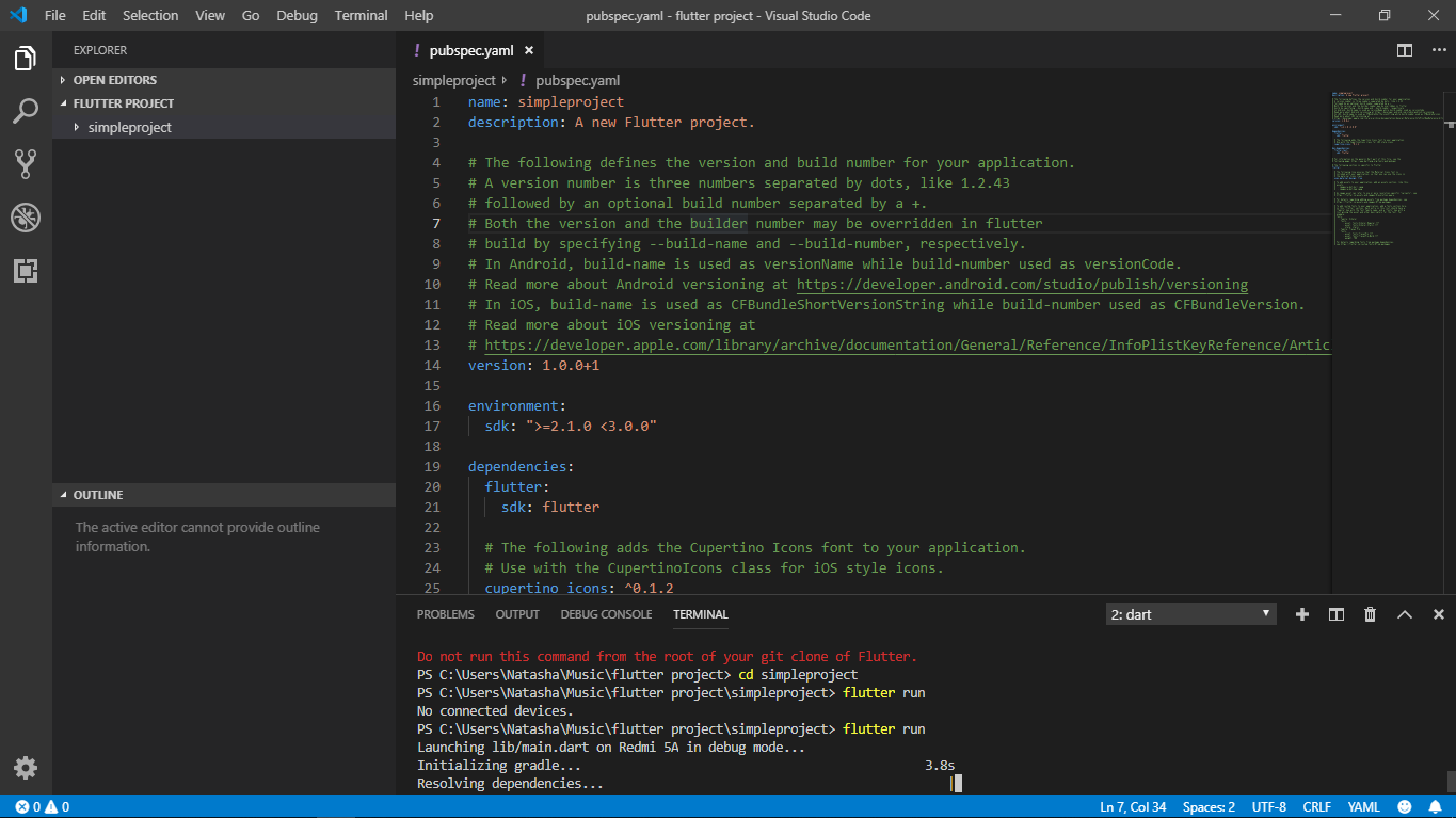 Tutorial Flutter — Membuat Projek Pertama | by Jeremia Manogi Mario ...
