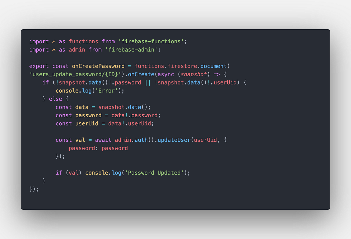 Flutter Firebase Admin Sdk Adding Users Updating Passwords By Damion Davy Flutter