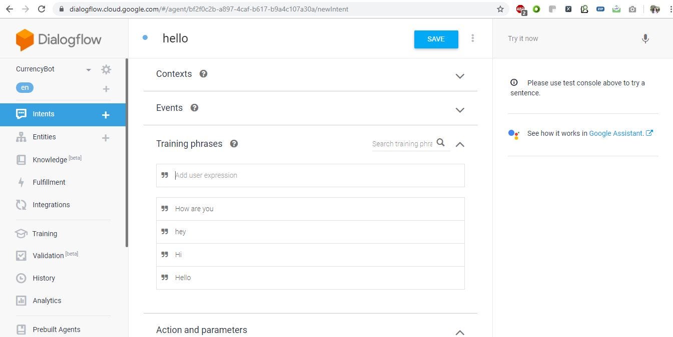 How I built my first chatbot for Slack using Dialogflow and Node.js in ...