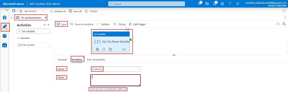 Introduction To Set Variable” Activity In Azure Data Factory By Oindrila Chakraborty Codex