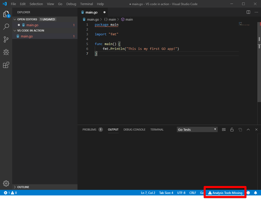 Setup Visual Studio Code for Golang | by Alexey Fayzullin | Medium