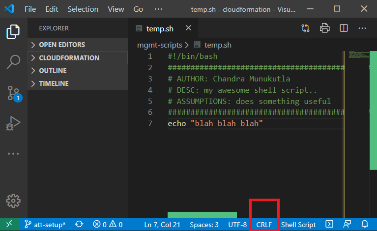 Windows and Linux EoL Sequence — Configure VS Code and Git | by ...