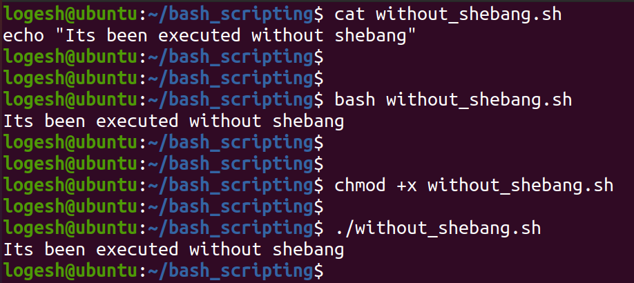 Shebang In Shell Scripting What Is Shebang By Logesh Medium