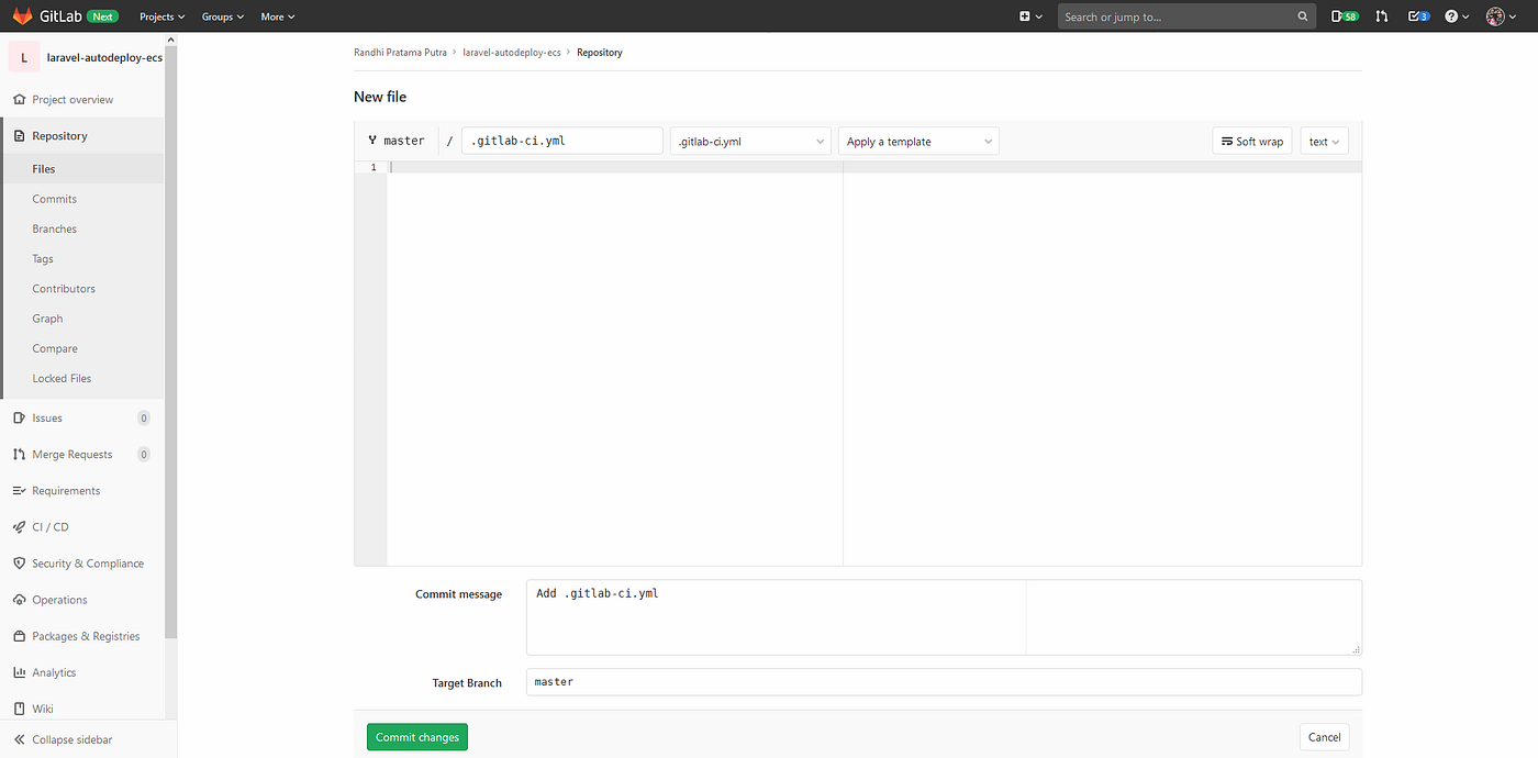 Membuat Laravel Autodeploy ke VPS/ECS dengan Gitlab CI/CD | by Randhi Pratama Putra | Medium