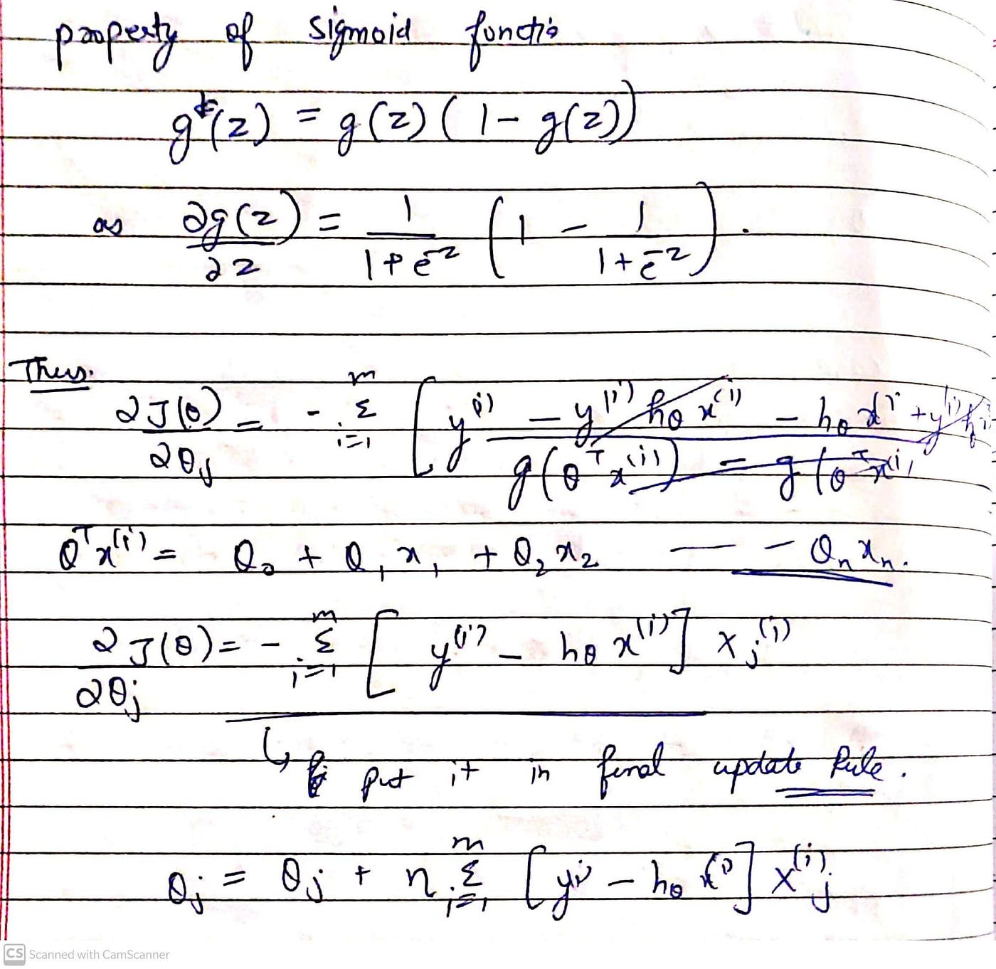 Logistic regression-Gradient descent | by Wozniyak | Medium