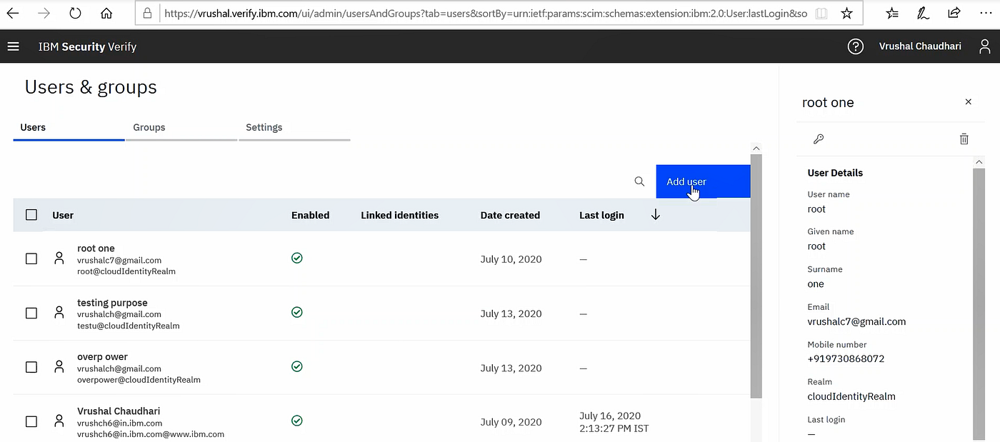 Setup of IBM Security Verify and configuring Two factor authentication for SSH on RedHat Linux ...