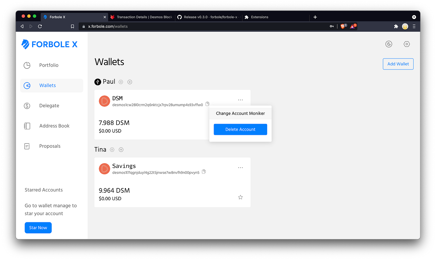 How to delegate your tokens on Forbole X? | by Yuhsin | Desmos Network | Medium