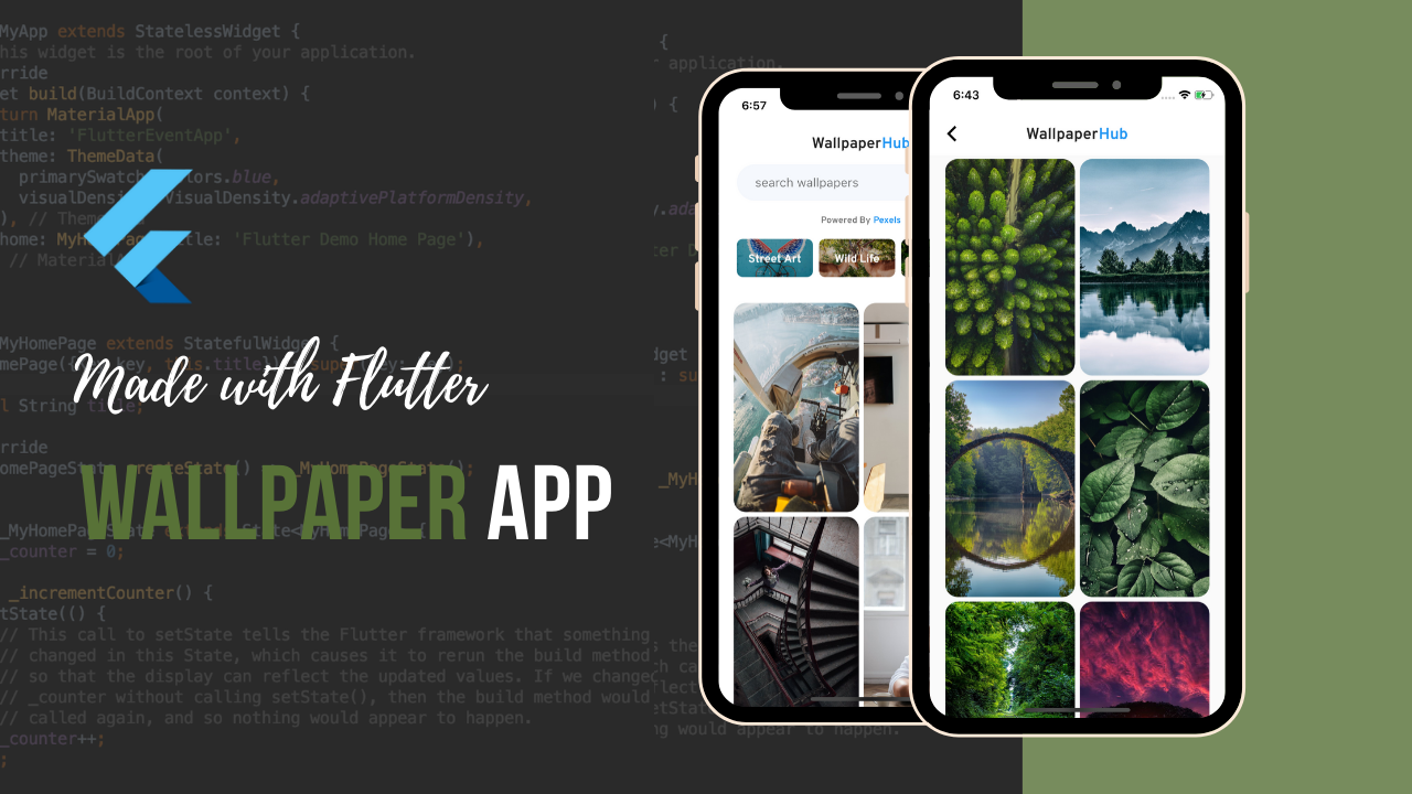 Build a Wallpaper App with Flutter | by Sanskar Tiwari | Flutter Community | Medium