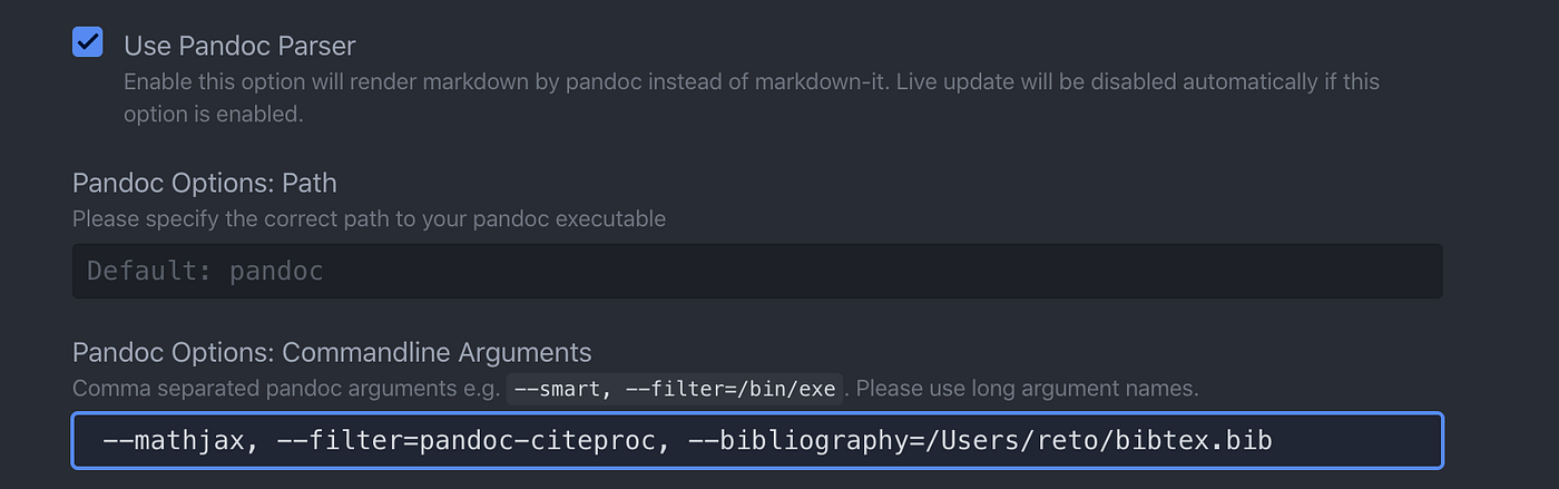 How to set up Atom with Pandoc, LaTeX rendering and Mendeley - Reto Stamm - Medium