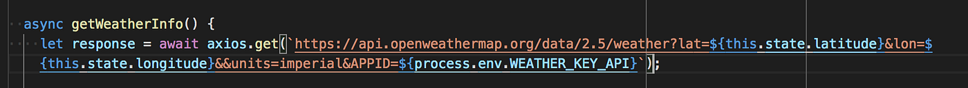 Third Party Api Using Openweathermap To Create A Simple App By Katie Medium