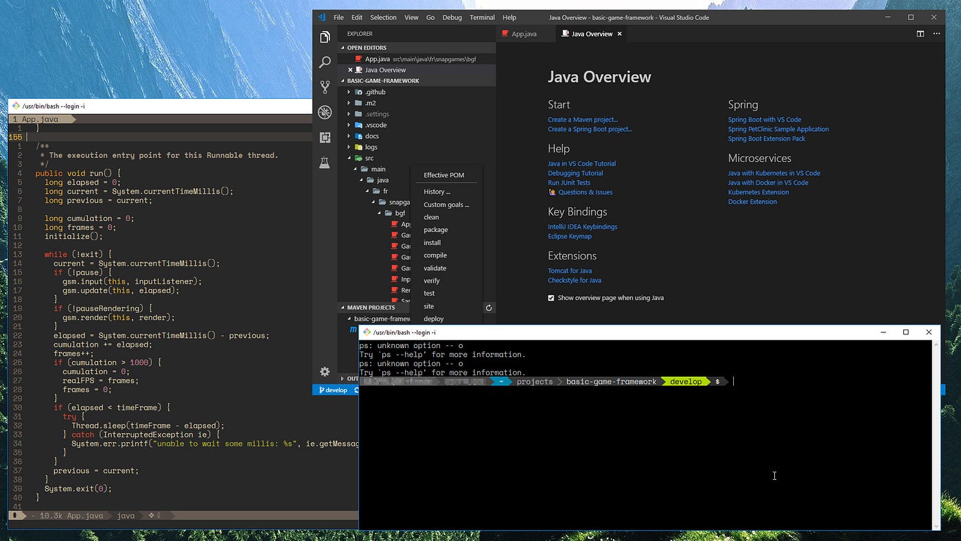 SpaceVim, Powerline and … Java. A new adventure begins with 3 tools… | by Frederic Delorme | Medium