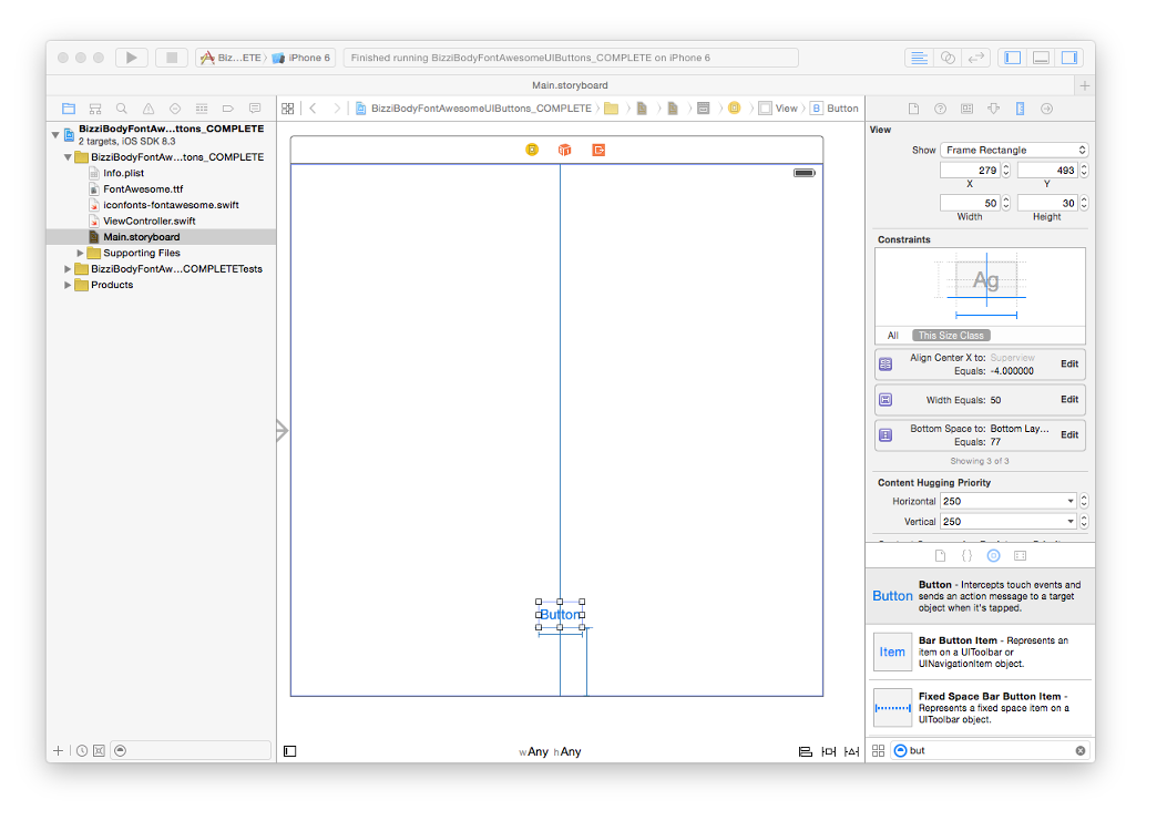 How to create UIButtons with FontAwesome icons | by Bizzi Bradbury | Swift Programming | Medium