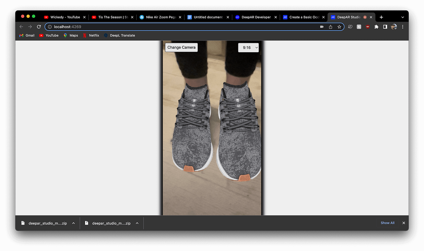 Create AR Shoe Try-On with the DeepAR Studio 👟 | by Zak Kempson ...