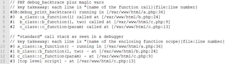 PHP: debug_backtrace vs. debugger call stack | by Rob Fulwell | Medium