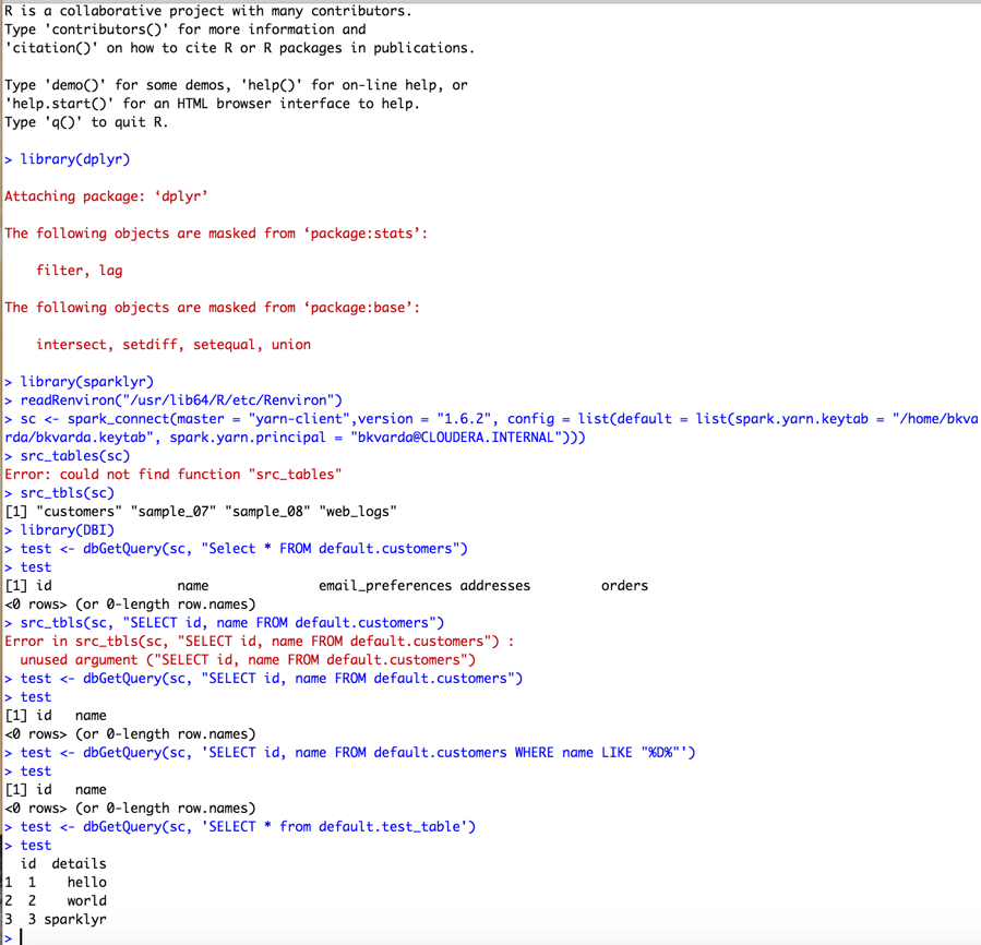 Sparklyr (R interface for Spark) and Kerberos on Cloudera | by Brandon Kvarda | Medium
