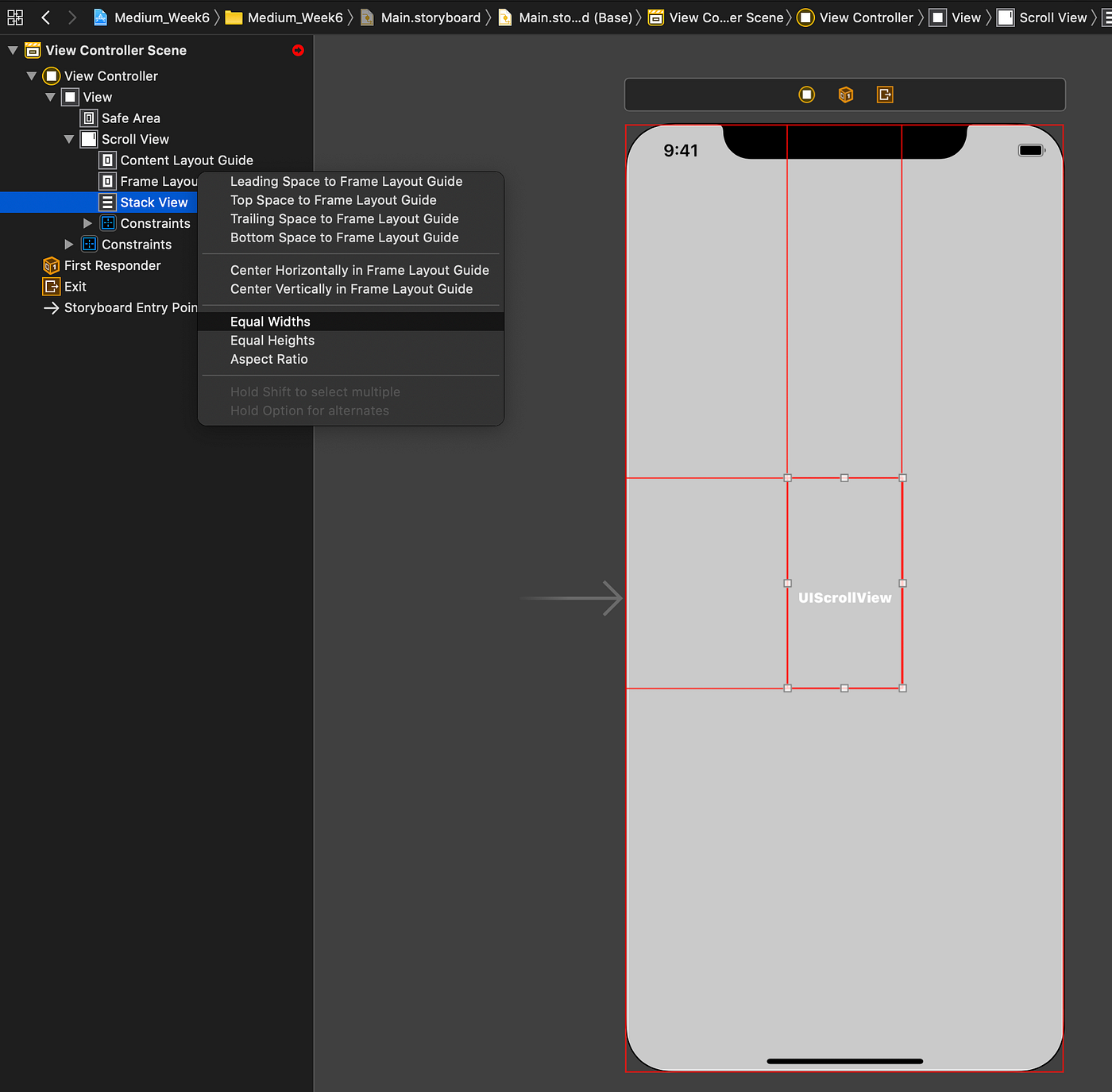 Scroll Views in XCode 11. Learn how to efficiently display… | by Luis Mesquita | Mac O’Clock ...