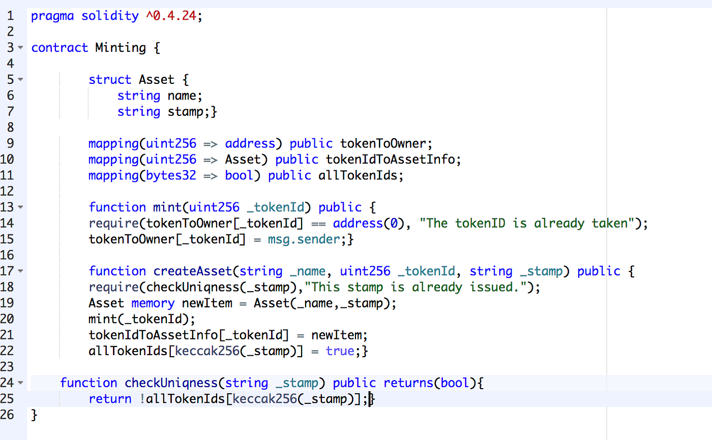 Udacity Blockchain Nanodegree: Creating unique metadata with Solidity ...