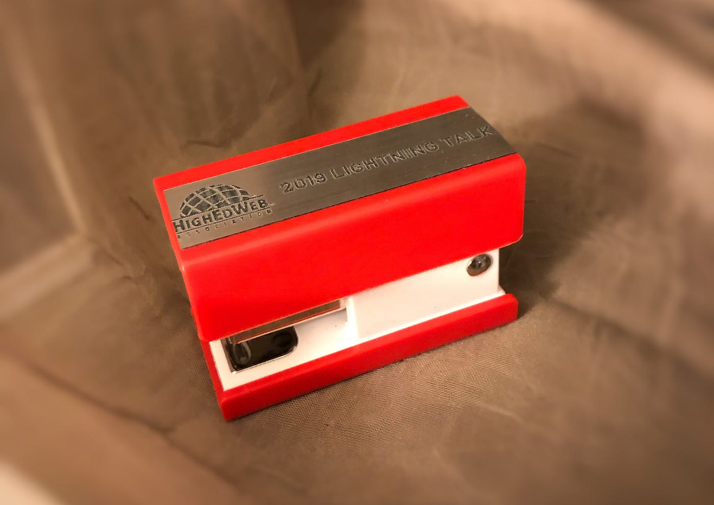 More than an office supply. This year, I brought home a little red ...