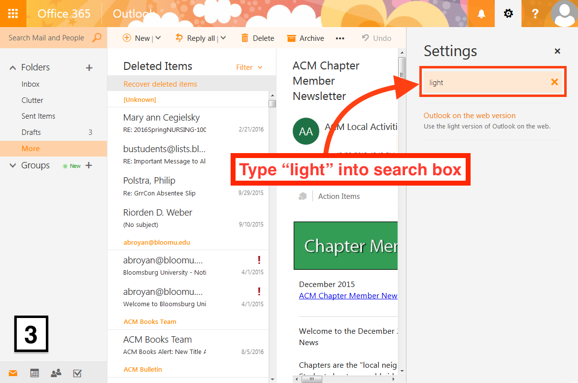 Enable Microsoft Office Outlook Classic Light Version On Web —look Like Gmail By Rio Weber