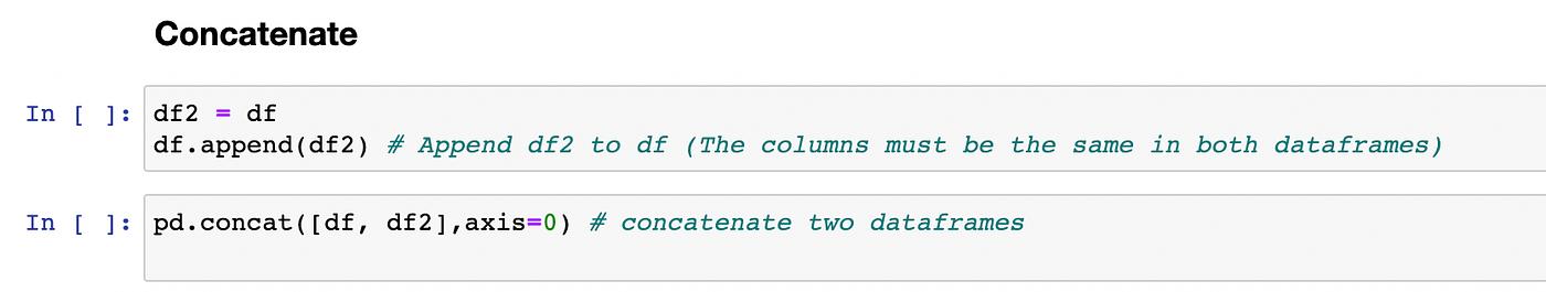 A Data Engineer’s Cheat Sheet on Pandas and Jupyter-Notebooks | by Dennis Ganzaroli | Geek ...