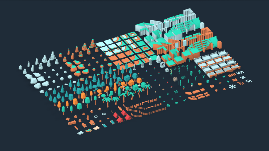 Generate 3D Forest With Poisson Disk Sampling & A-Frame | by Michalis ...