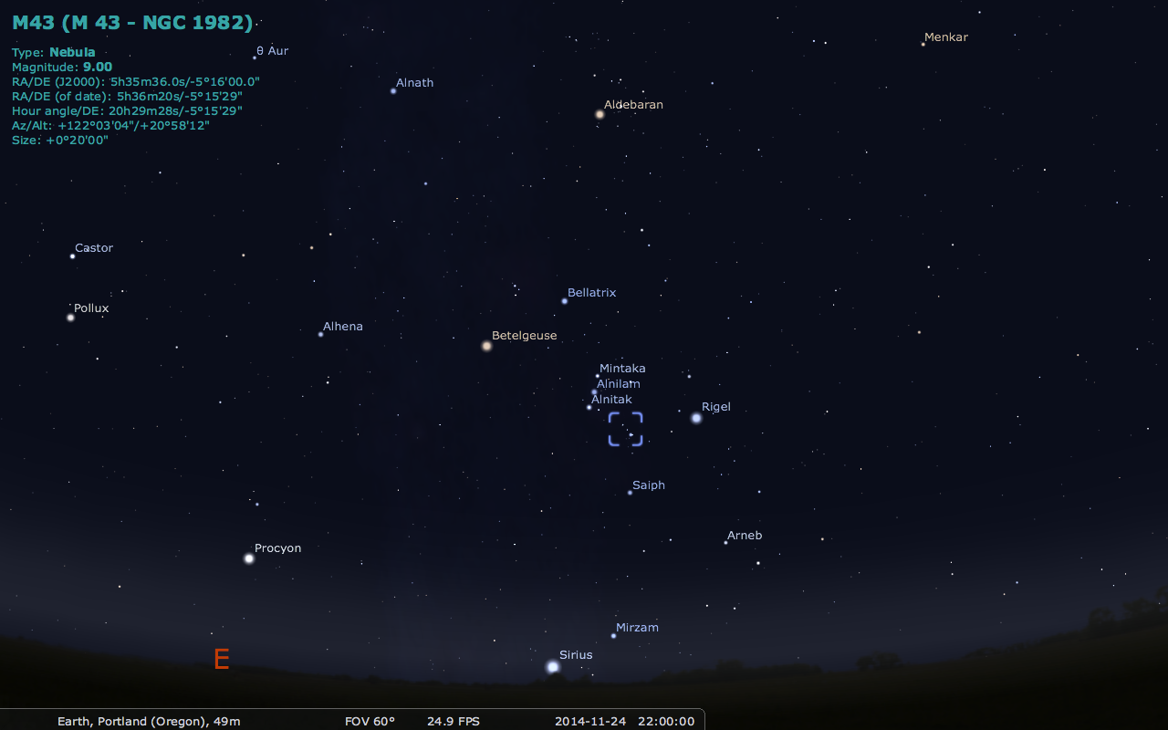 Messier Monday: Orion’s Second Nebula, M43 | by Ethan Siegel | Starts ...