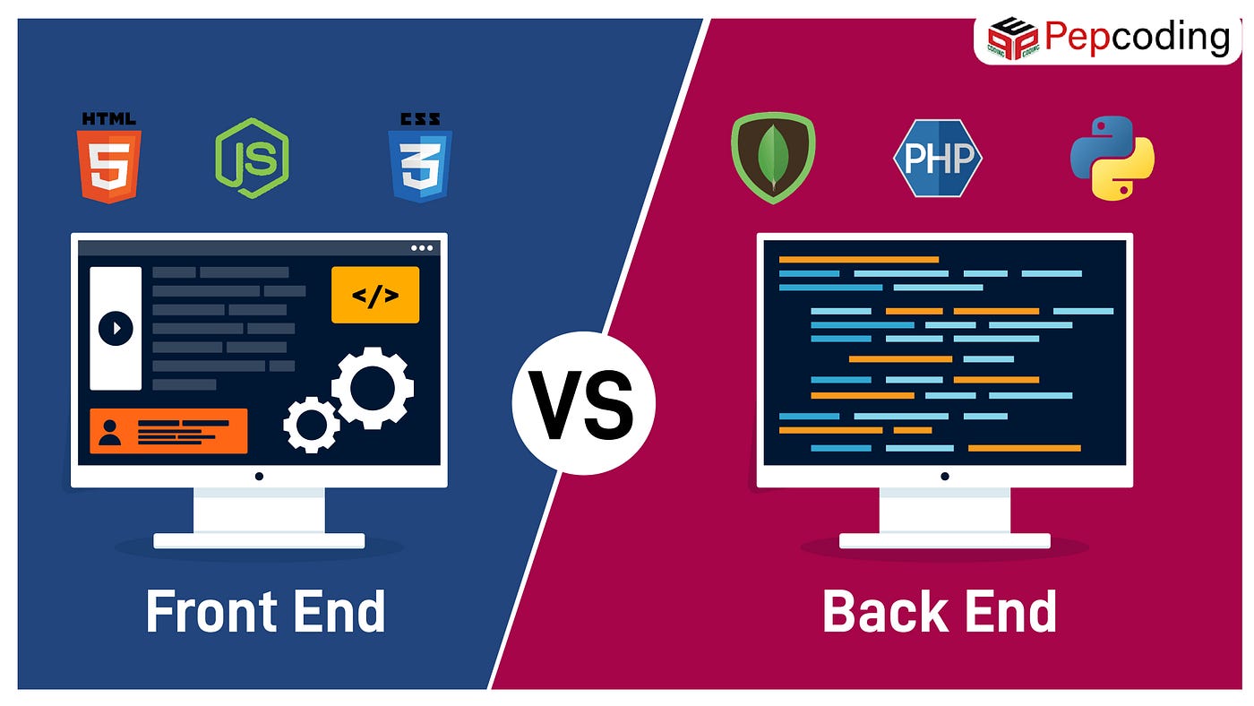 FRONT-END Development VS BACK-END Development | by Pepcoding | Nov ...
