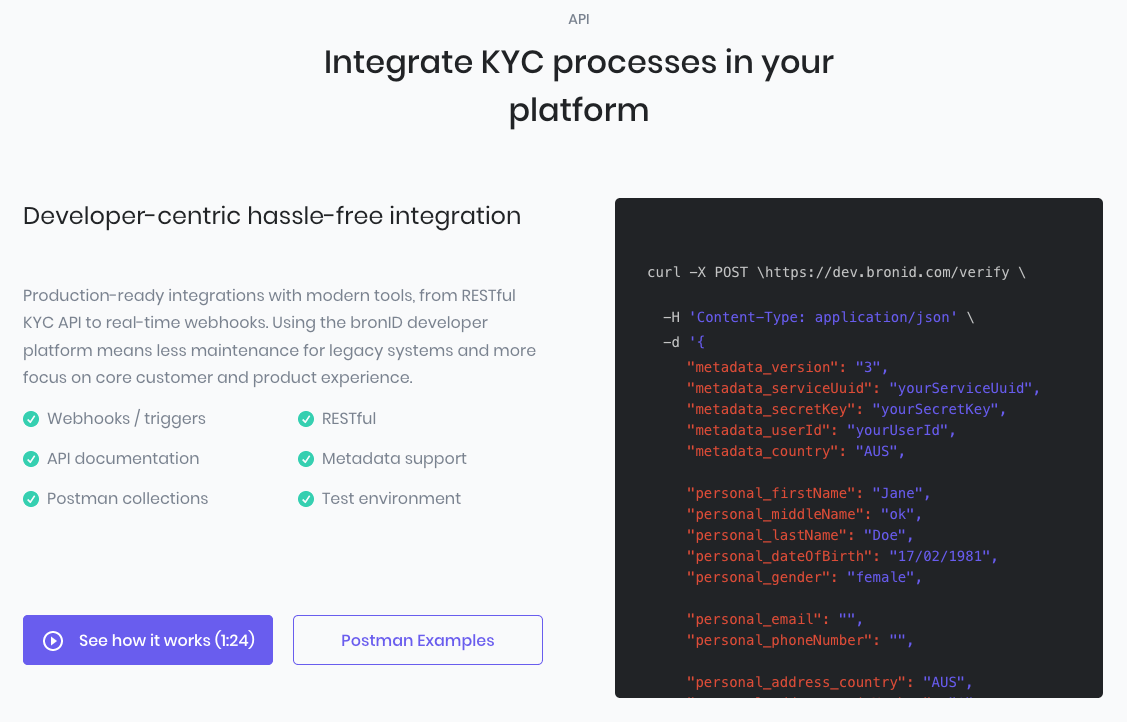 Find the KYC/KYB API sample code. Quick links to the cURL/Postman sample… | by Voidan Kardalev ...