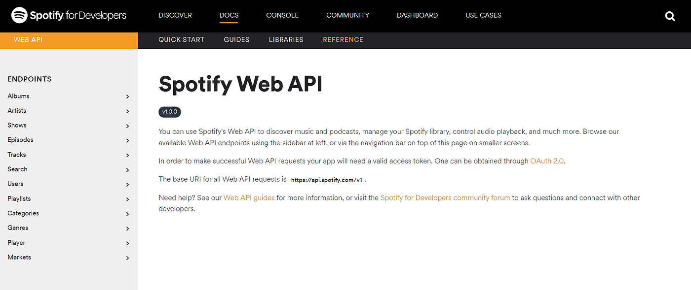Explore your favorite music data with Spotify API | by Sakshi | Dev Genius