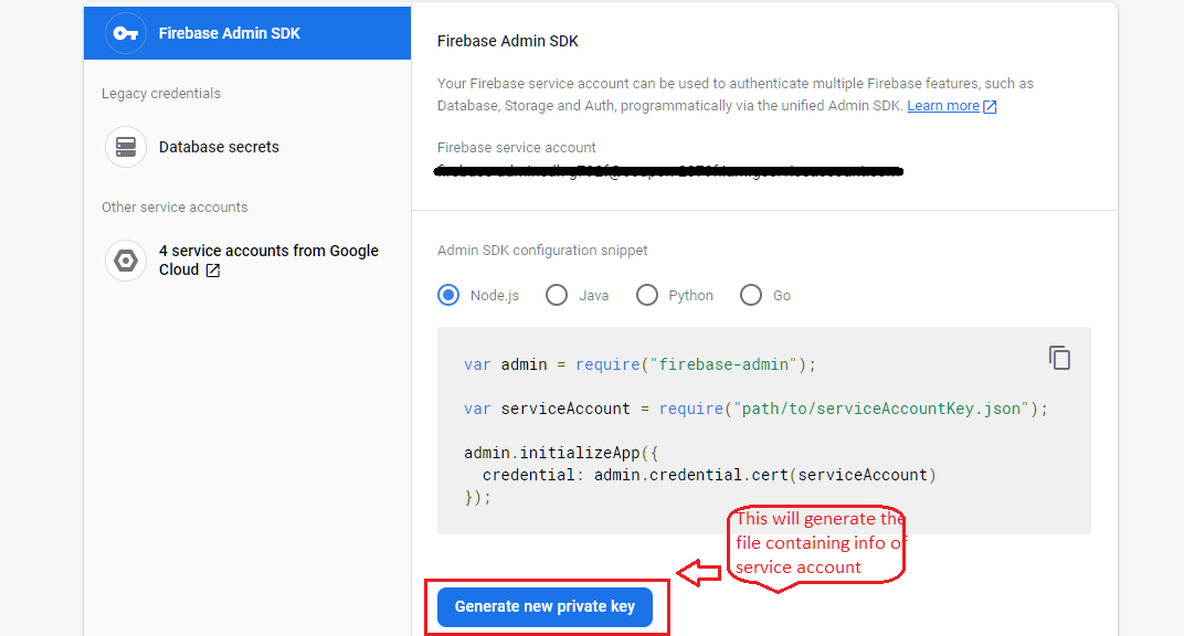 Firebase Admin Sdk Setup And Functions Using Node Js Enappd