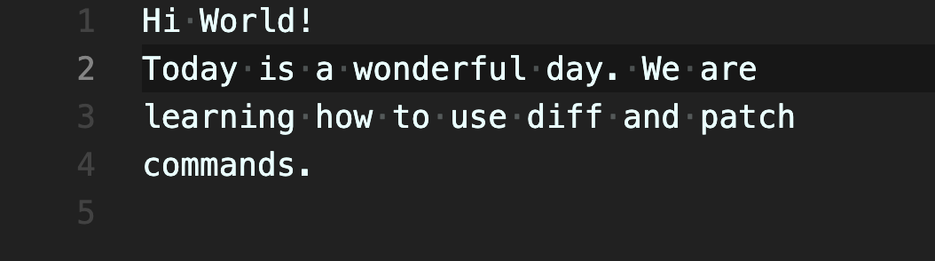 Beginner’s guide to using diff and patch | by Shehroz Irfan | Medium