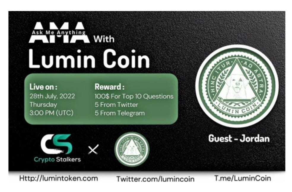 Illuminati Coin(Lumin). What is Lumin Coin? | by Esty2281 | Aug, 2022 ...