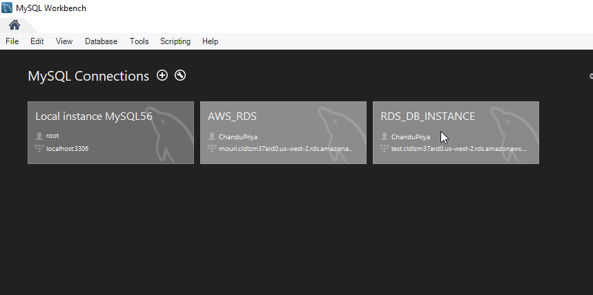 Connecting to Amazon RDS MySQL Database using MySQL Workbench | by Mallireddy Chandu Priya | Medium