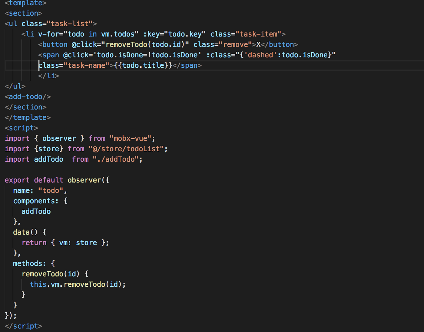 Mobx- The Vue way. Yet another Todo List | by Ariel Bouskila | Medium