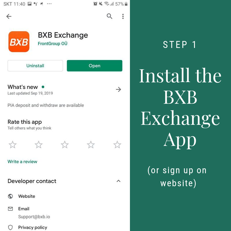 How To Trade PIA Coin On BXB Exchange — 6 Step Guide | by Futurepia ...