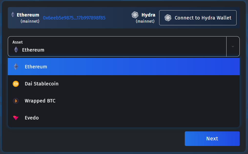 Hydra Bridge Gets a New User Interface! | by LockTrip.com (LOC Token ...