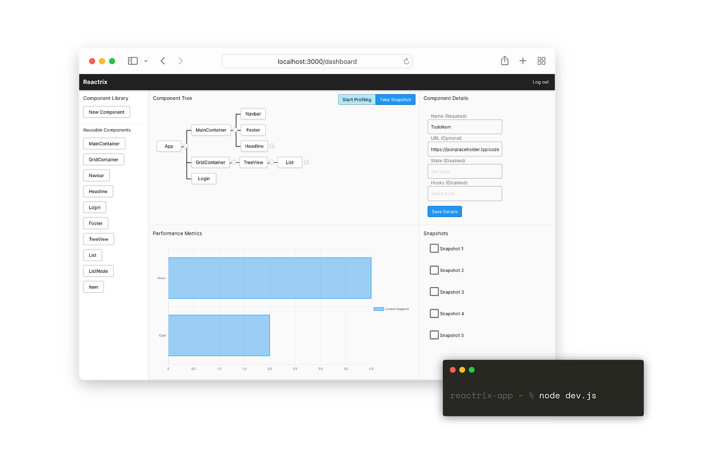 Reactrix: An Analytical Prototyping Tool for React | by Jonathan Tam | Medium